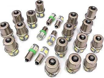 Amazon.com: 22 Piece LED Bulb Replacement Kit, Vehicle Interior and ...