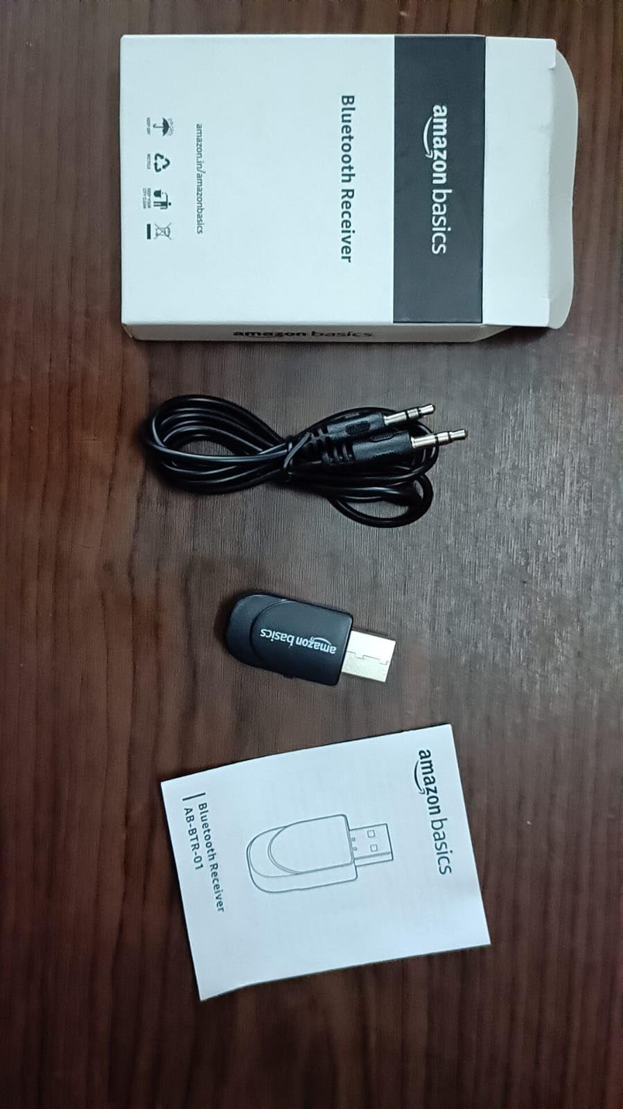 Amazon Basics 2 in 1 Bluetooth 5.0 Transmitter Receiver | 3.5mm Stereo ...