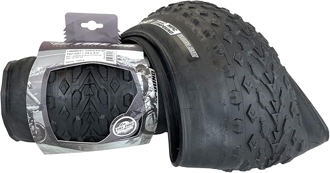 Amazon.com : Pair of 2 Vee Tire 24x4.0 Mission Command Fat Tires with ...