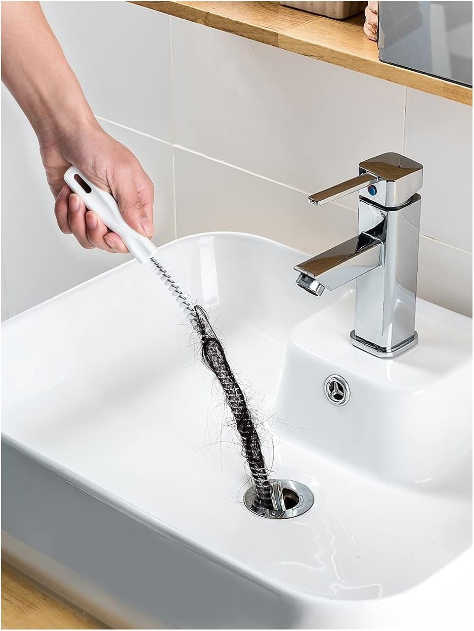 KitchenCraft Sink Cleaner Drain Wand, Nylon, 45.5 cm : Amazon.co.uk ...