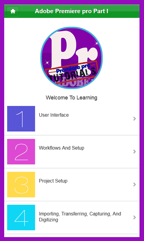 Tutorials For Adobe Premiere Pro CS5 P1 - App on Amazon Appstore