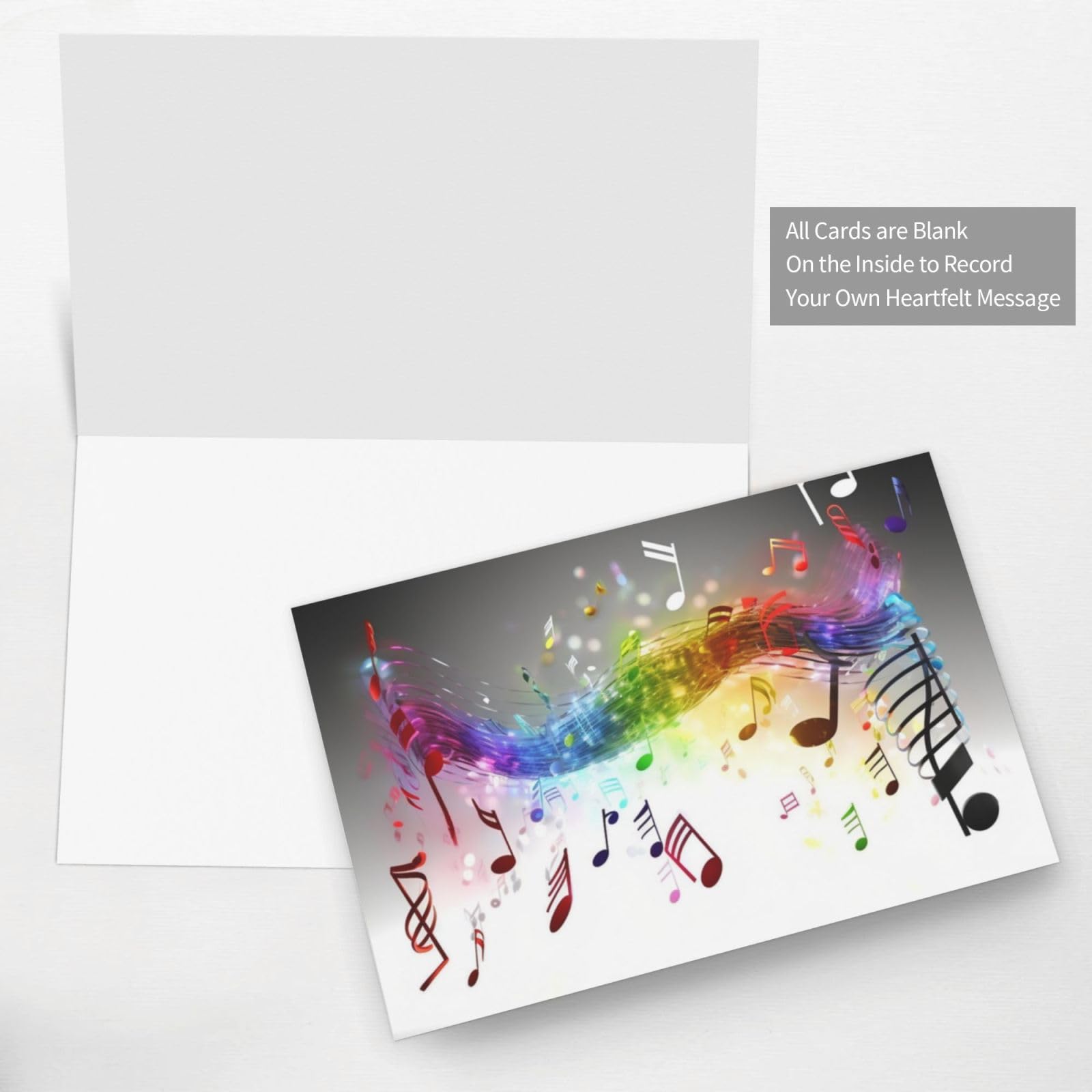 Music Note Party Invitations Blank