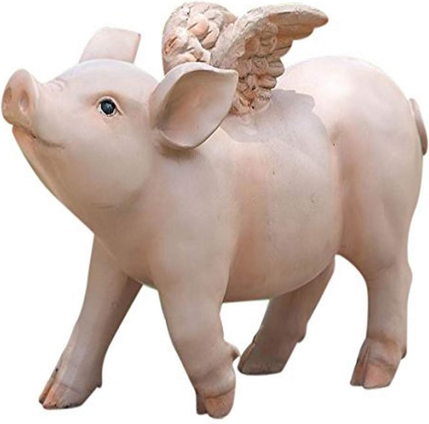 Amazon.com : Hi-Line Gift Ltd Walking Pig with Wings Statue : Patio ...