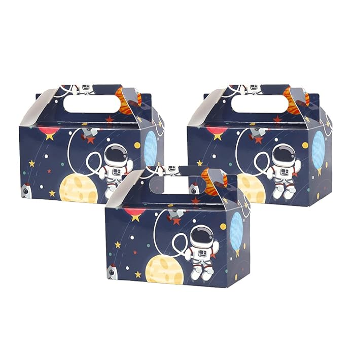 Buy Crazy Night 24 pcs Space Treat Boxes global Box Astronaut Space ...