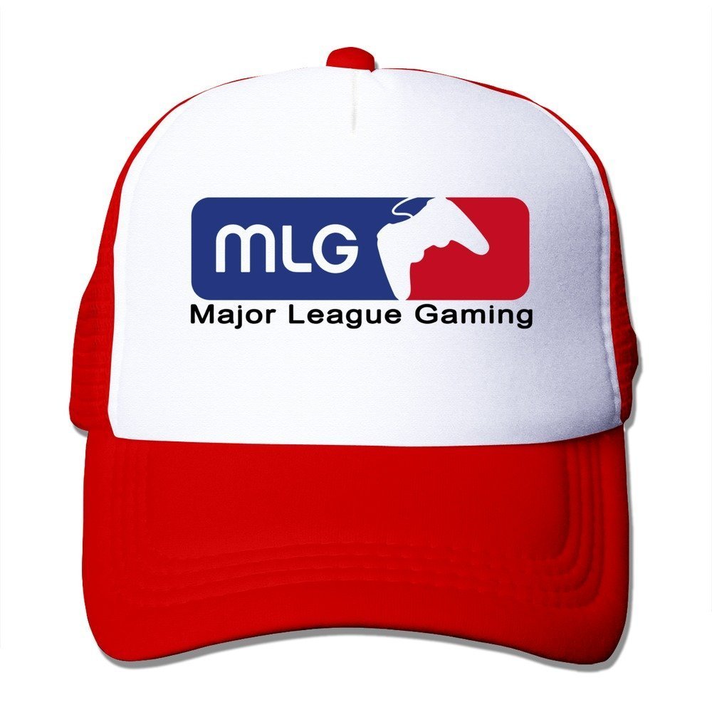 Amazon.com: Major League Gaming MLG Esports Logo Mesh Cap Red ...