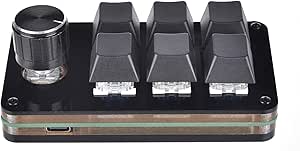 Amazon.com: hokojix Programming Macro Customization Knob Keyboard 6 Key Button Gaming Keypad ...