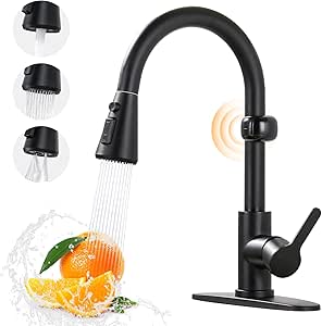 Touchless Kitchen Faucet Motion Sensor - Activated Smart Hands Free ...