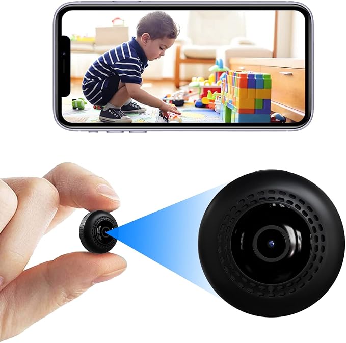 Amazon.com : Mini Home Security Camera,4K HD Mini Wireless Camera ...