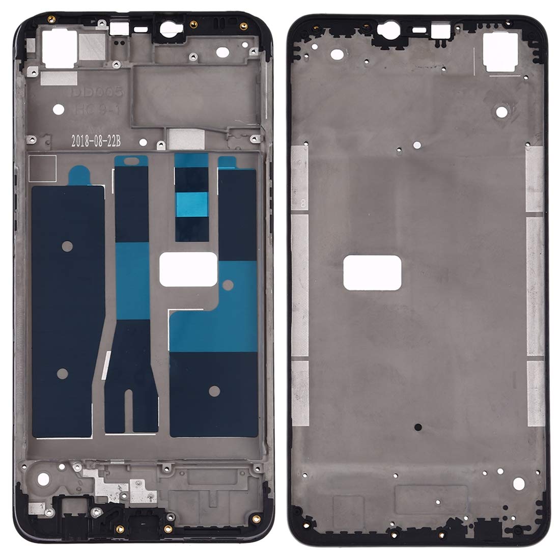 AAA Spares LCD Display Frame Middle Chome Compatible with Oppo A3S ...