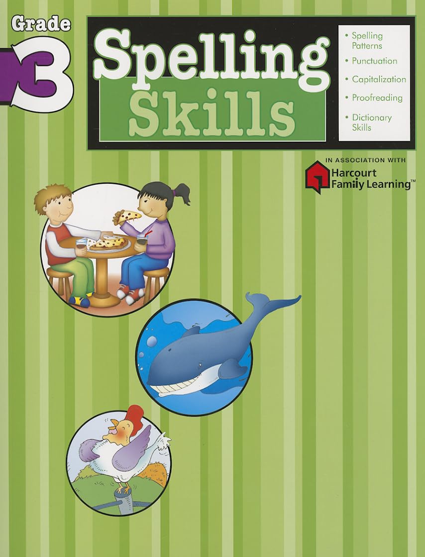 Spelling Skills: Grade 3 (Flash Kids Harcourt Family Learning): Flash ...