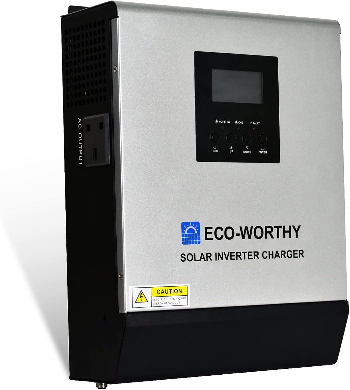 ECO-WORTHY 800W Hybrid All-In-One Solar Charge Inverter 12V DC to 230V ...