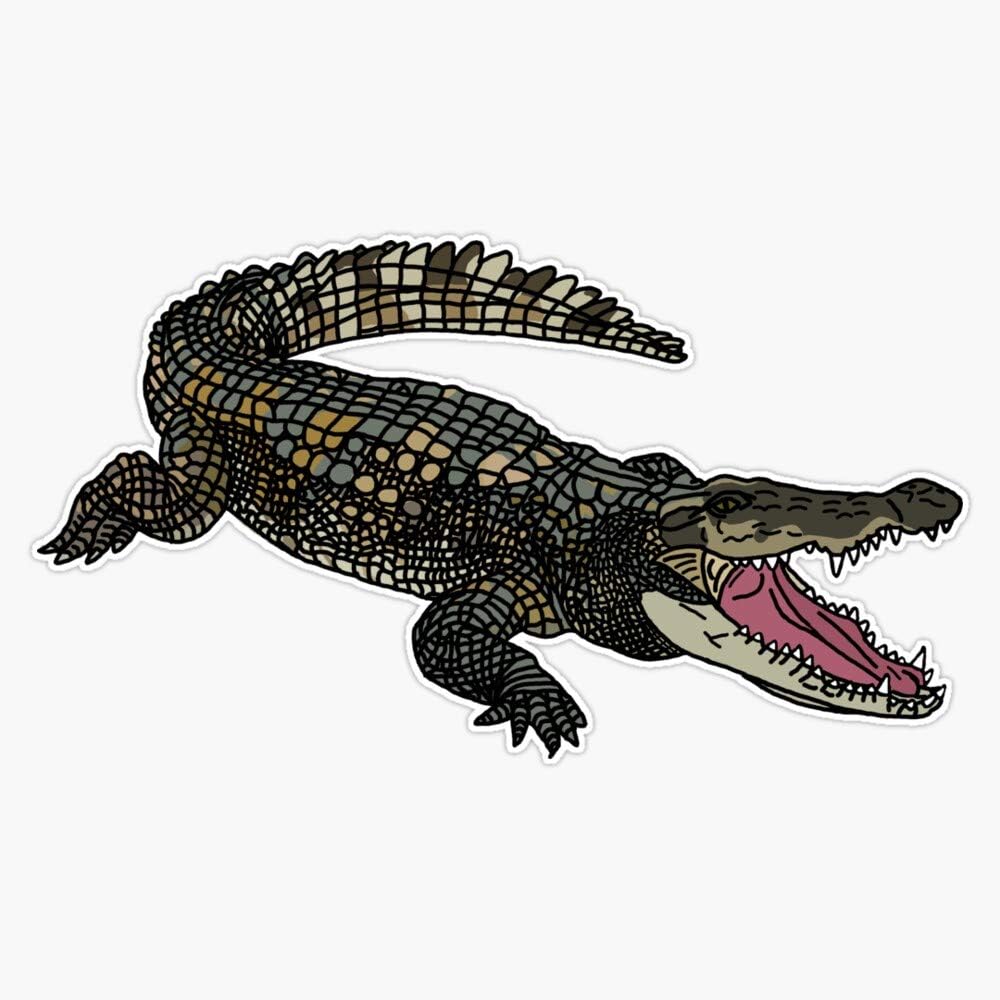 Amazon.com: Smiling Devil Green Alligator Crocodile Cartoon Mascot ...