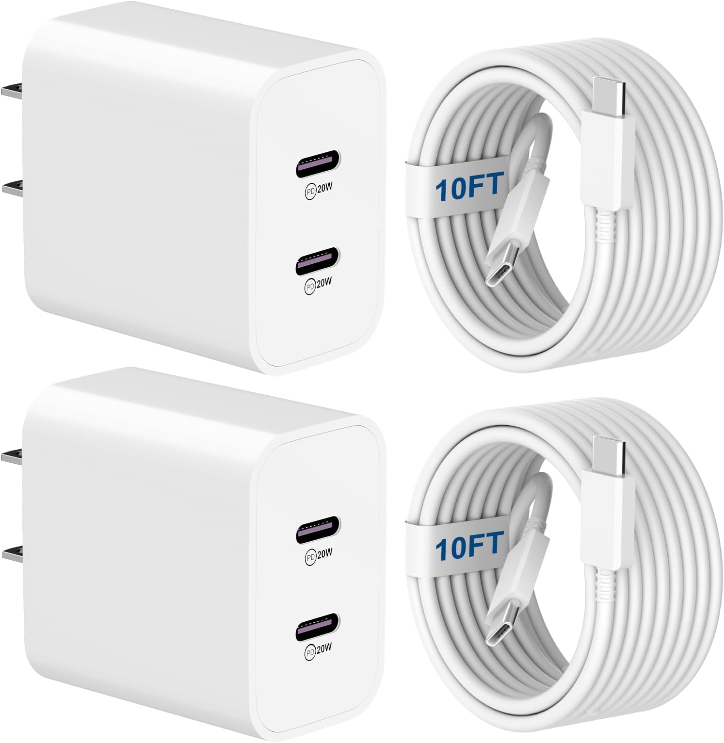 Amazon.com: 45W iPhone 16 Pro Max Charger 2Port USB C iPhone 16 Charger ...