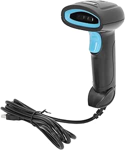 Barcode Scanning Gun, 1D Barcode Scanner CCD Scanning Gun Handheld Bar ...