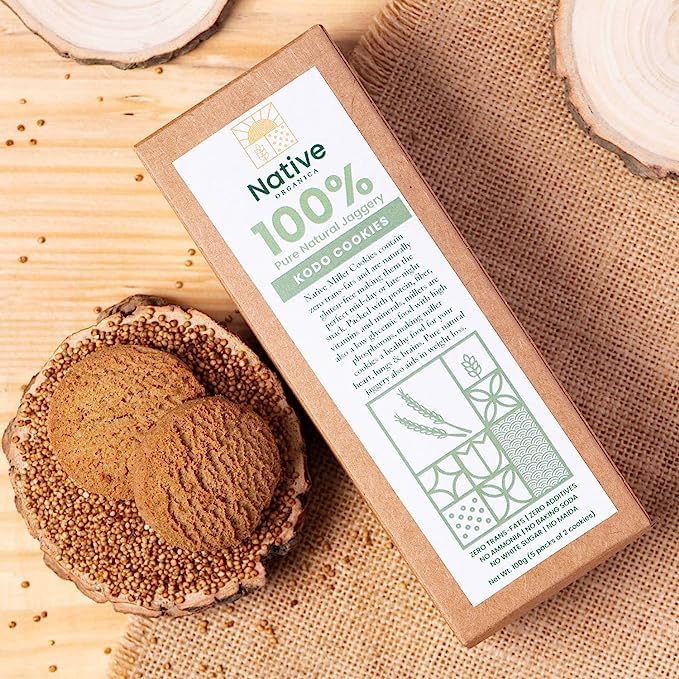 Native Organica "Deliciously Nutritious Millet Cookies (200Gm ...