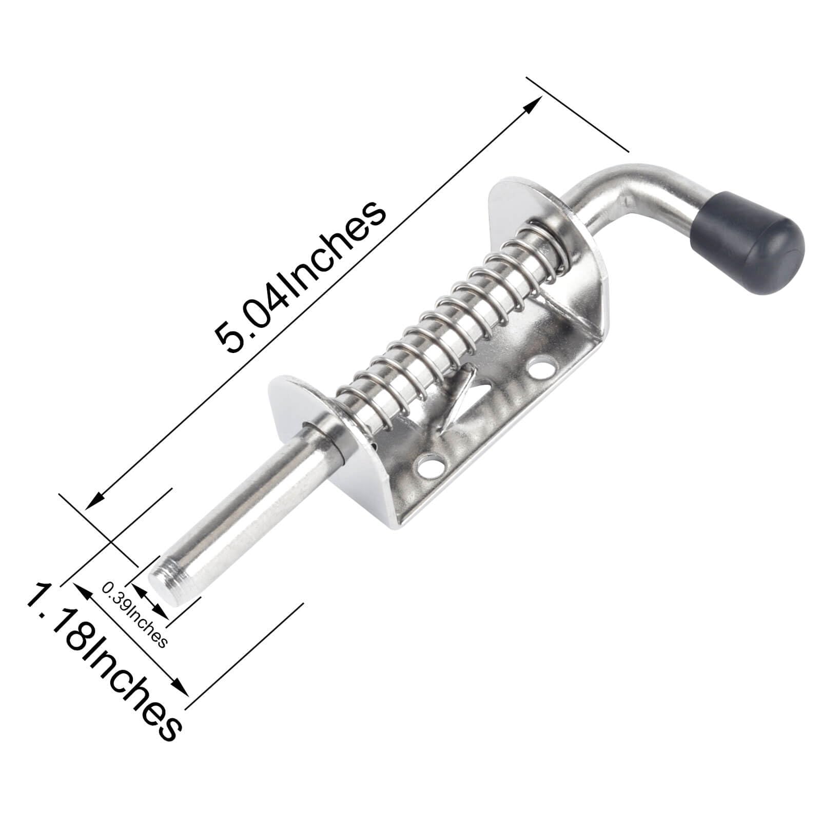 Snapklik.com : BANCHELLE Spring Loaded Latch Pin Shed Latch 304 ...