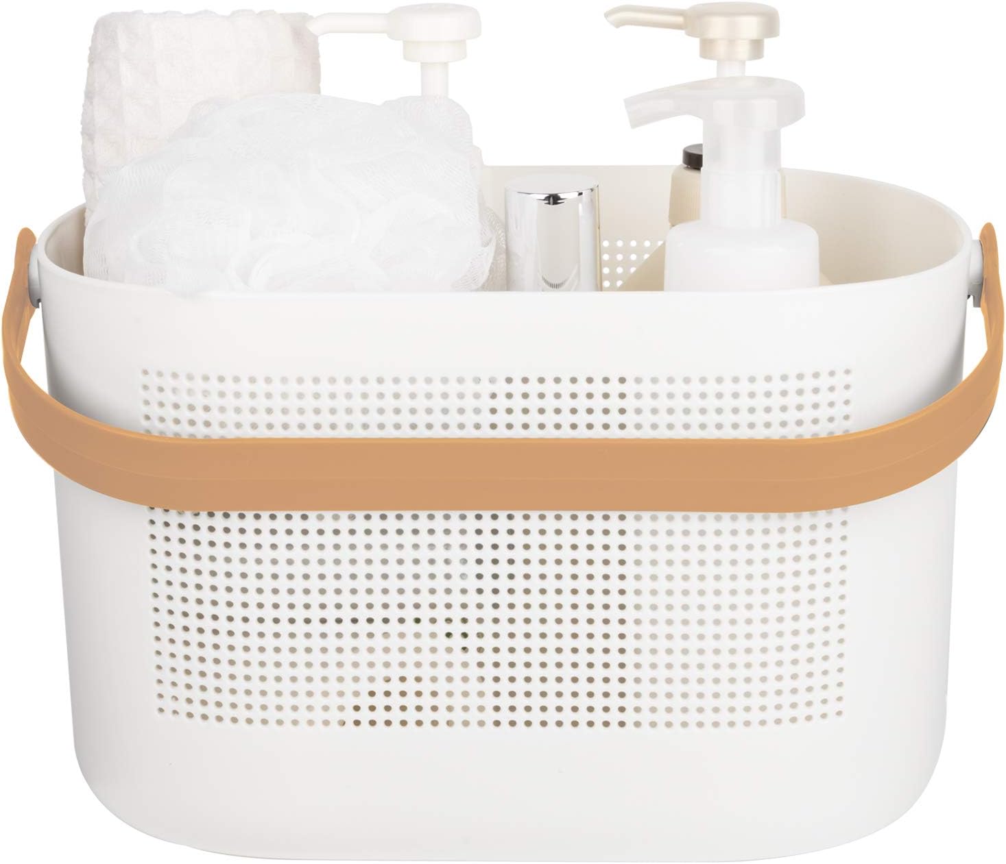 Amazon.com: Angoily Plastic Hanging Shower Basket, Portable Kitchen ...