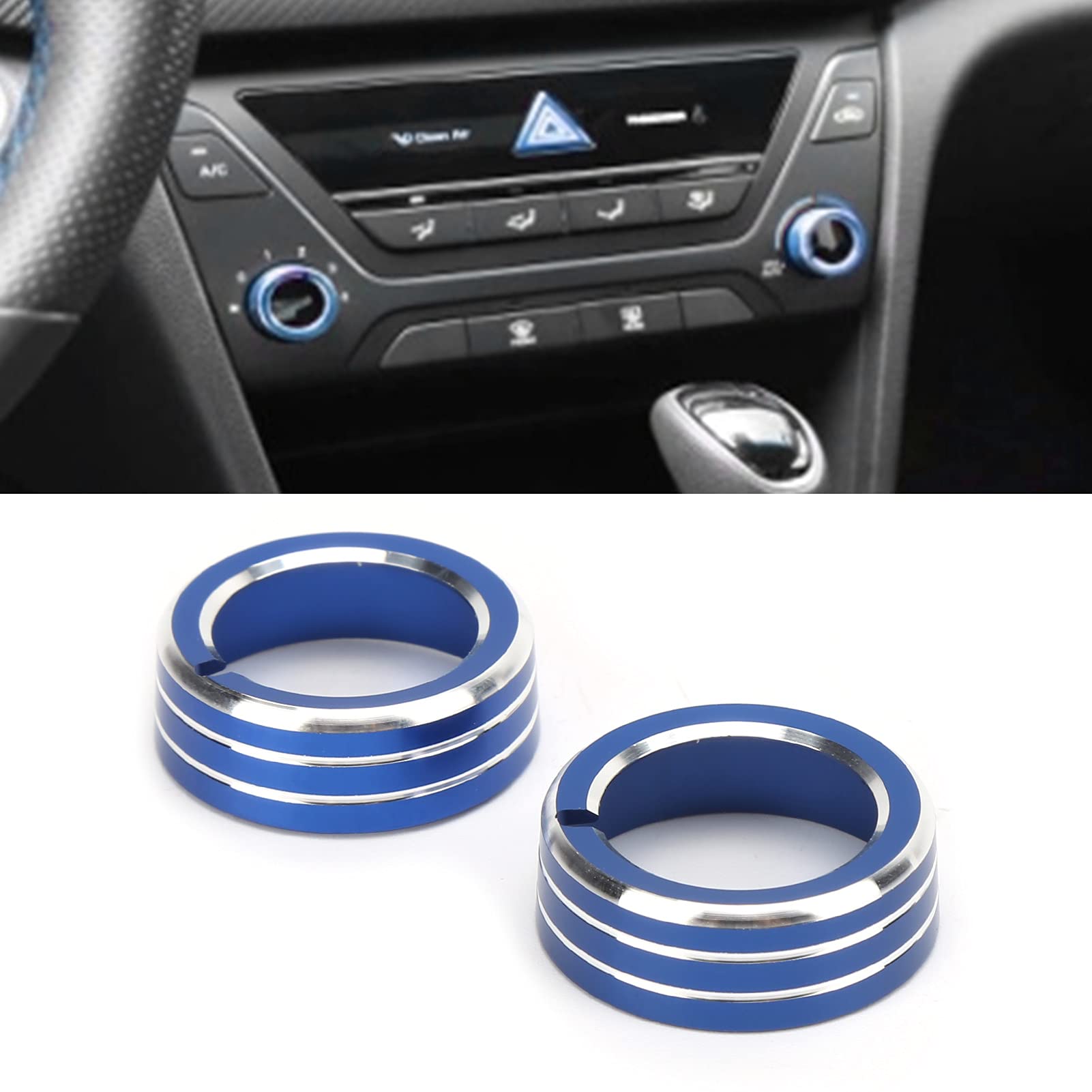 Amazon.com: Akozon A/C Switch Knob Cover, 2pcs Car Air Conditioner ...