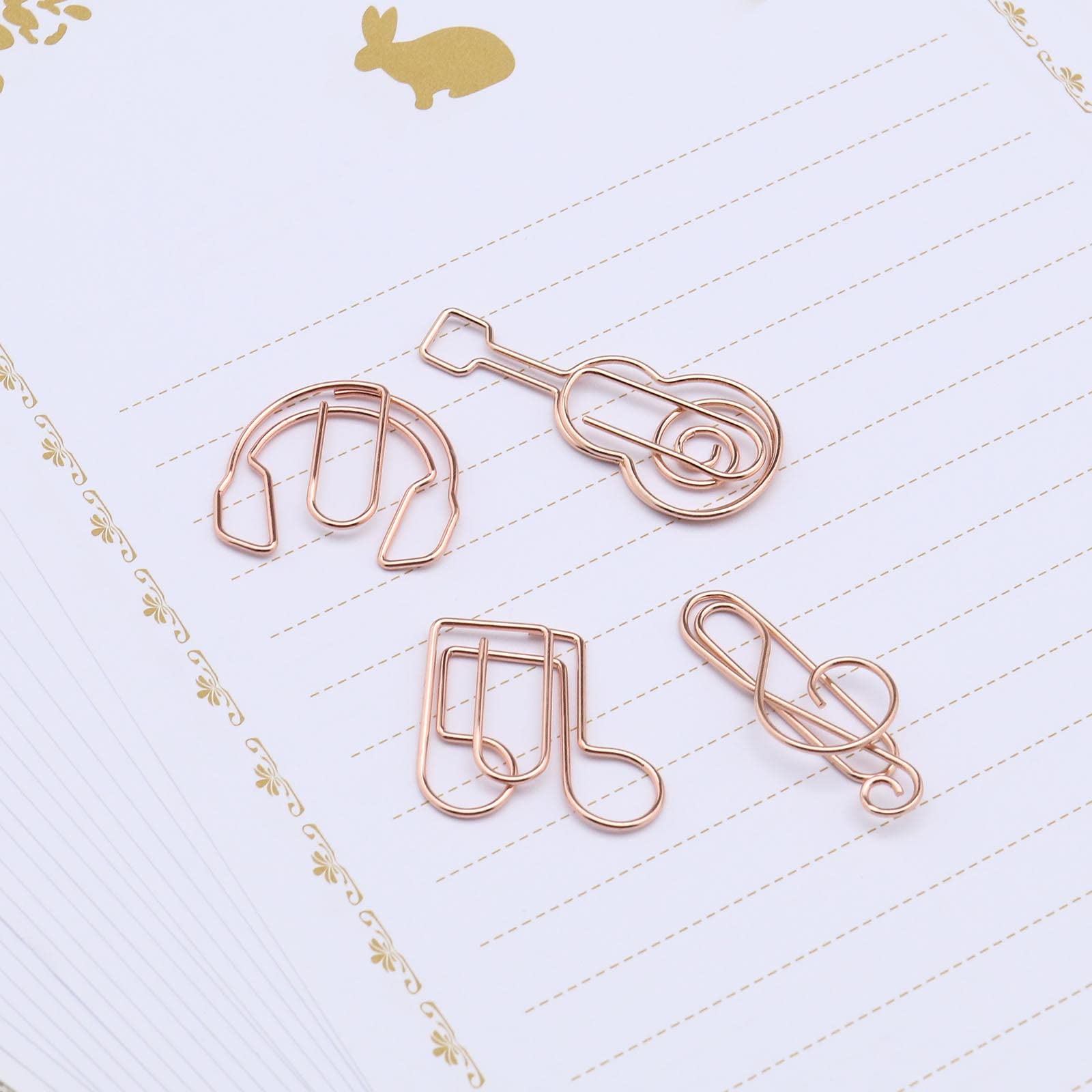 Paperclip Note Diamond Paperclip Armband Roségold I GelberDiamonds