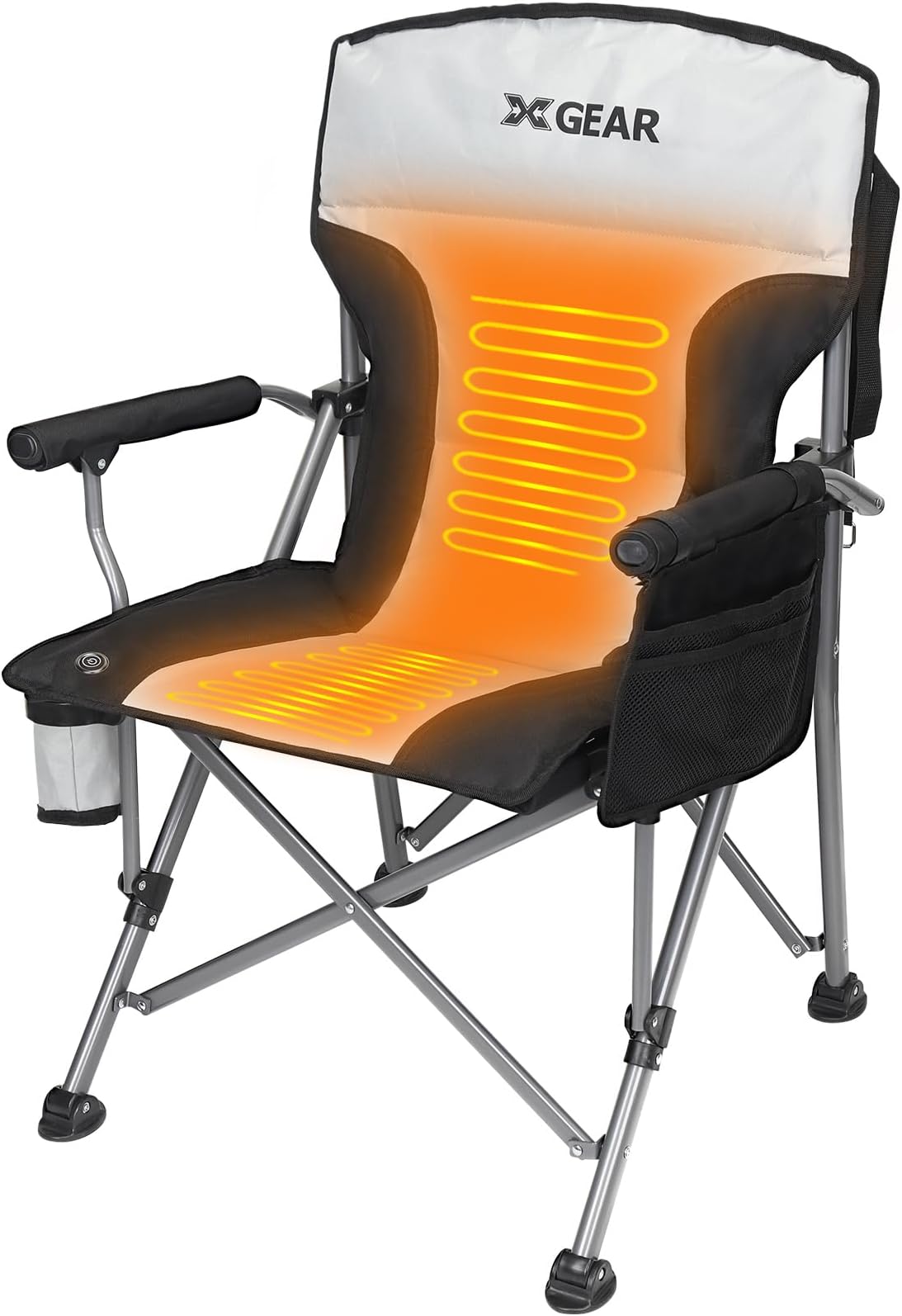 Amazon.com: Climb Higher Outdoors USB Heated Folding Camping Chair ...