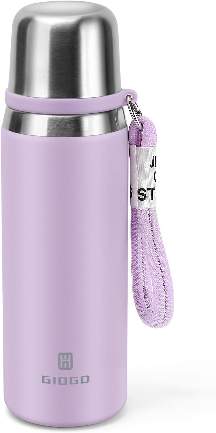 Stainless Steel Flask with Cup 700ml/23.6oz Vacuum Insulated Thermo ...