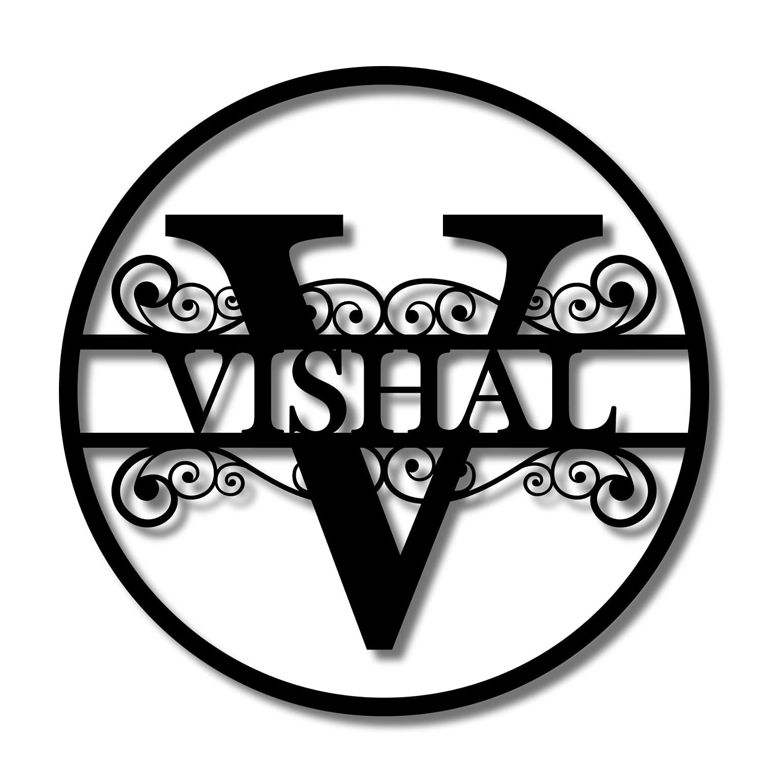 Vishal Name Logo