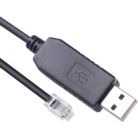 Amazon.com: Meade 505 Telescope to PC Control Cable CP2102 RS232 RJ10 ...
