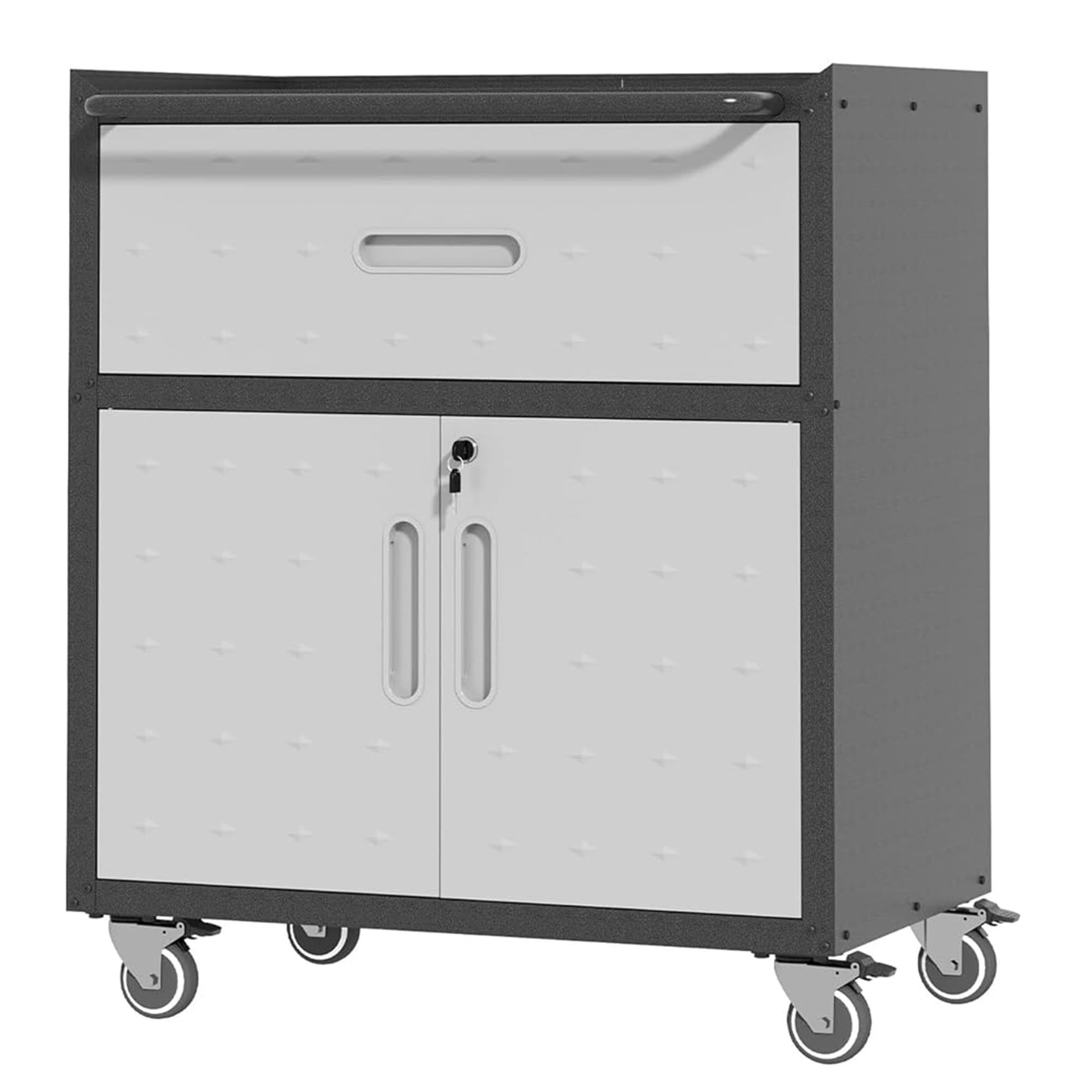 Amazon.com: OPTYMIRA Metal Mobile Tool Storage Cabinet with Wheels ...