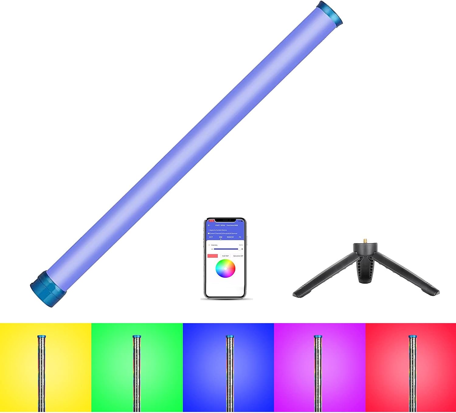 Amazon.com : Sokani X25 RGB LED Tube with APP Control Bi-Color 2800K ...