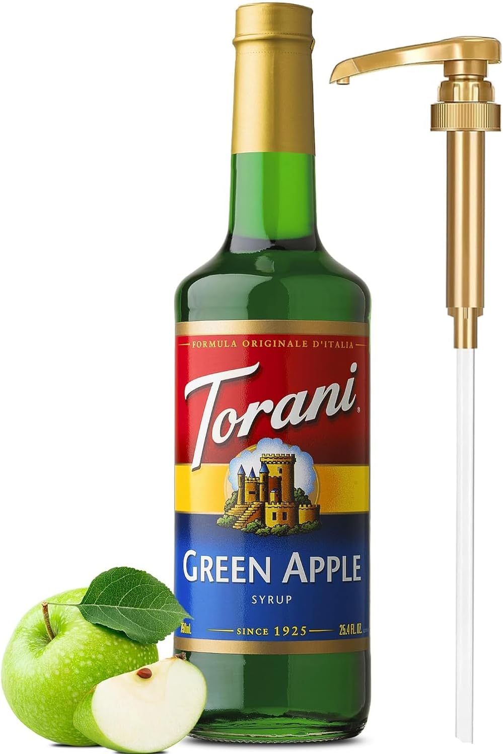 Amazon.com: Premium Green Apple Syrup For Coffee or Beverage 25.4Oz ...