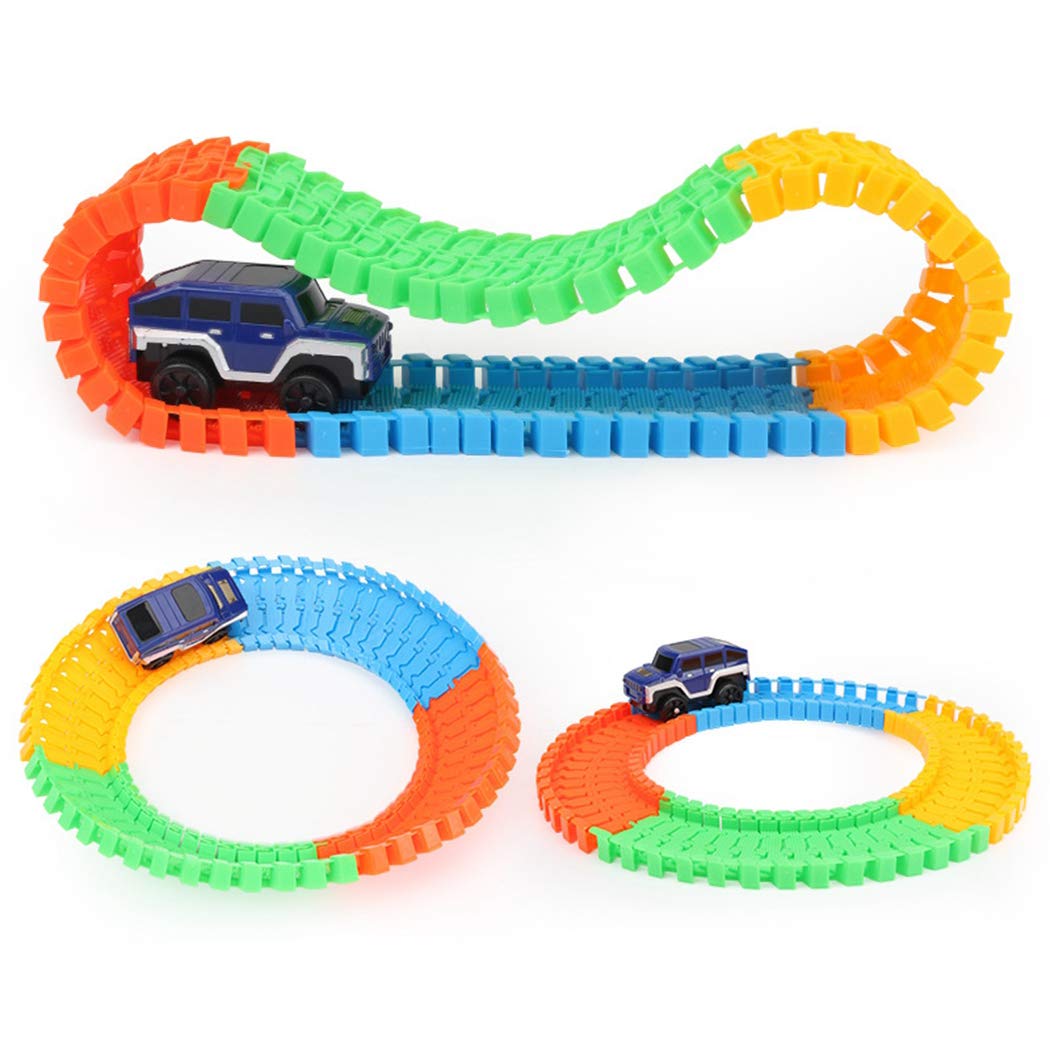 Buy Dorakitten Kids Track Toy Set Interactive DIY Electric Car Toy ...