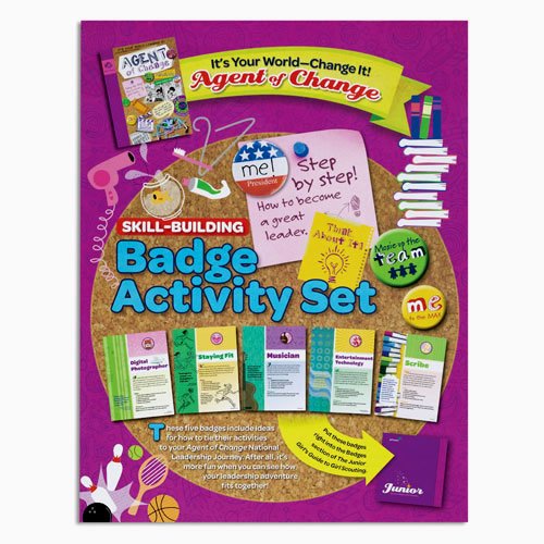 Junior Agent of Change Badge Activity Set: Girl Scouts: 9780884417842 ...