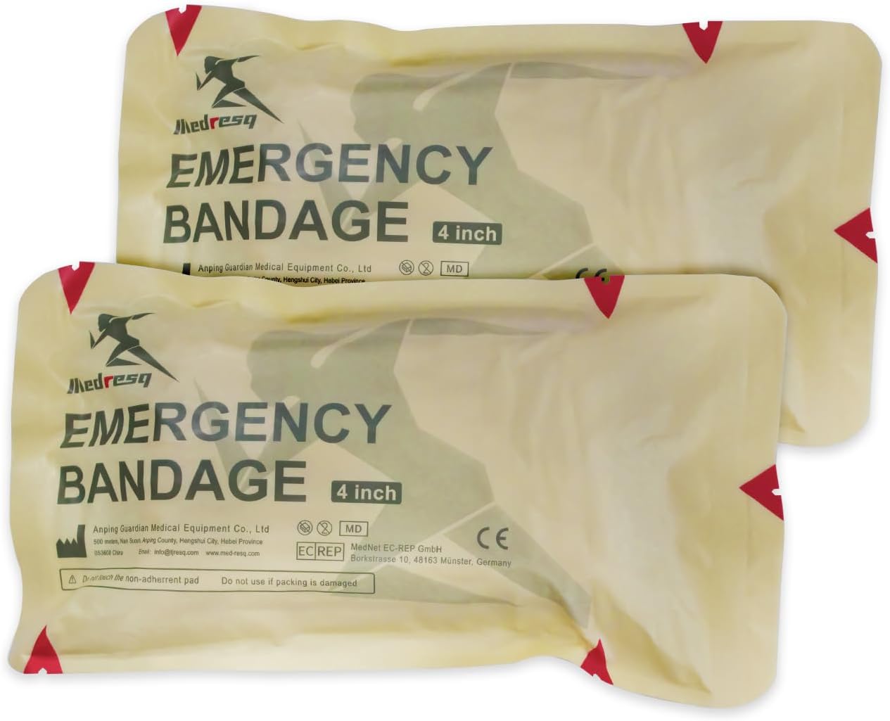 Amazon.com: Medresq Self-Adherenc Emergency Bandage, Multifunctional ...