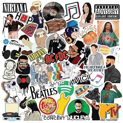 Sticker Chahiye Groove to Your Own Beat with Random Music Aesthetic ...