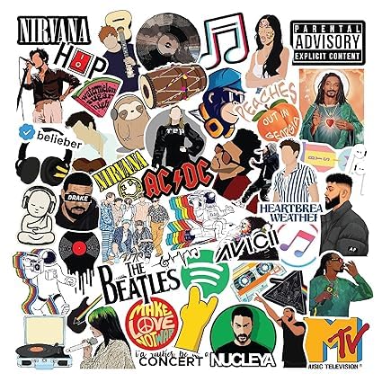 Sticker Chahiye Groove to Your Own Beat with Random Music Aesthetic ...