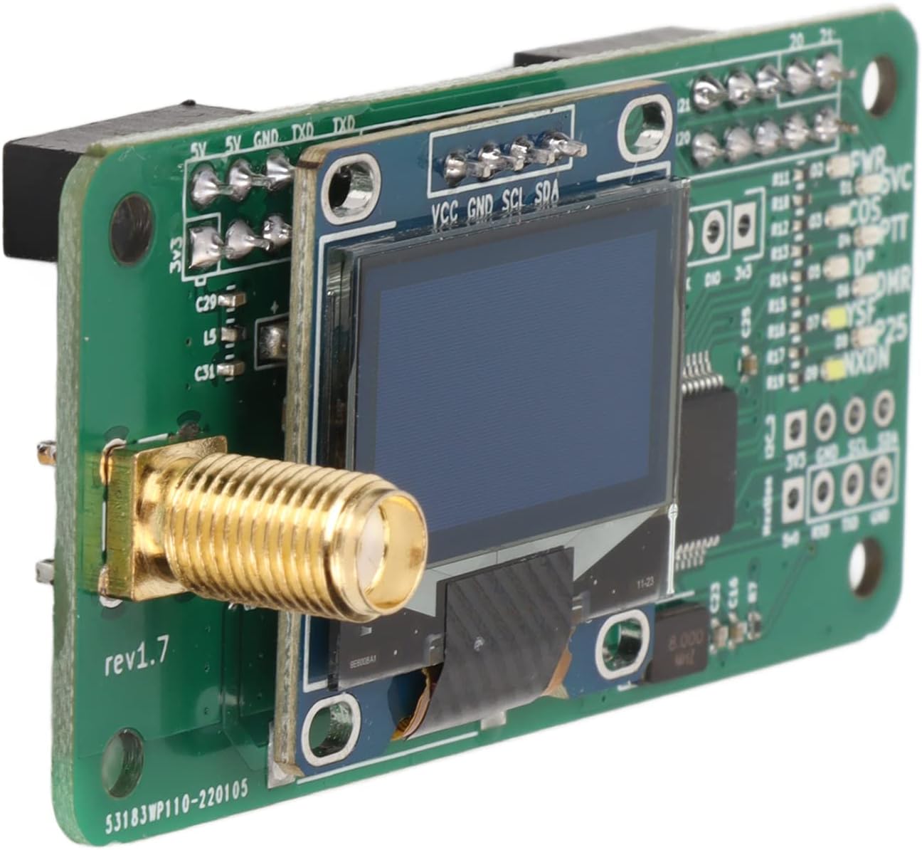 Hotspot Module with Antenna, SMA MMDVM Module UHF VHF UV MMDVM Hotspot ...