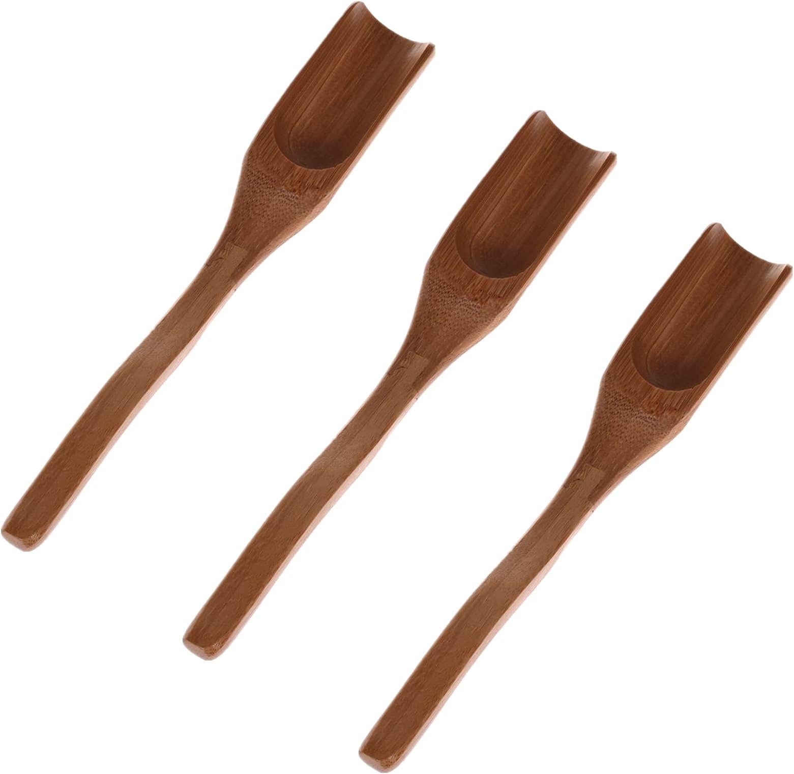 Amazon.com: UTENEW 3 Pieces Wooden Loose Tea Scoops, Natural Bamboo ...