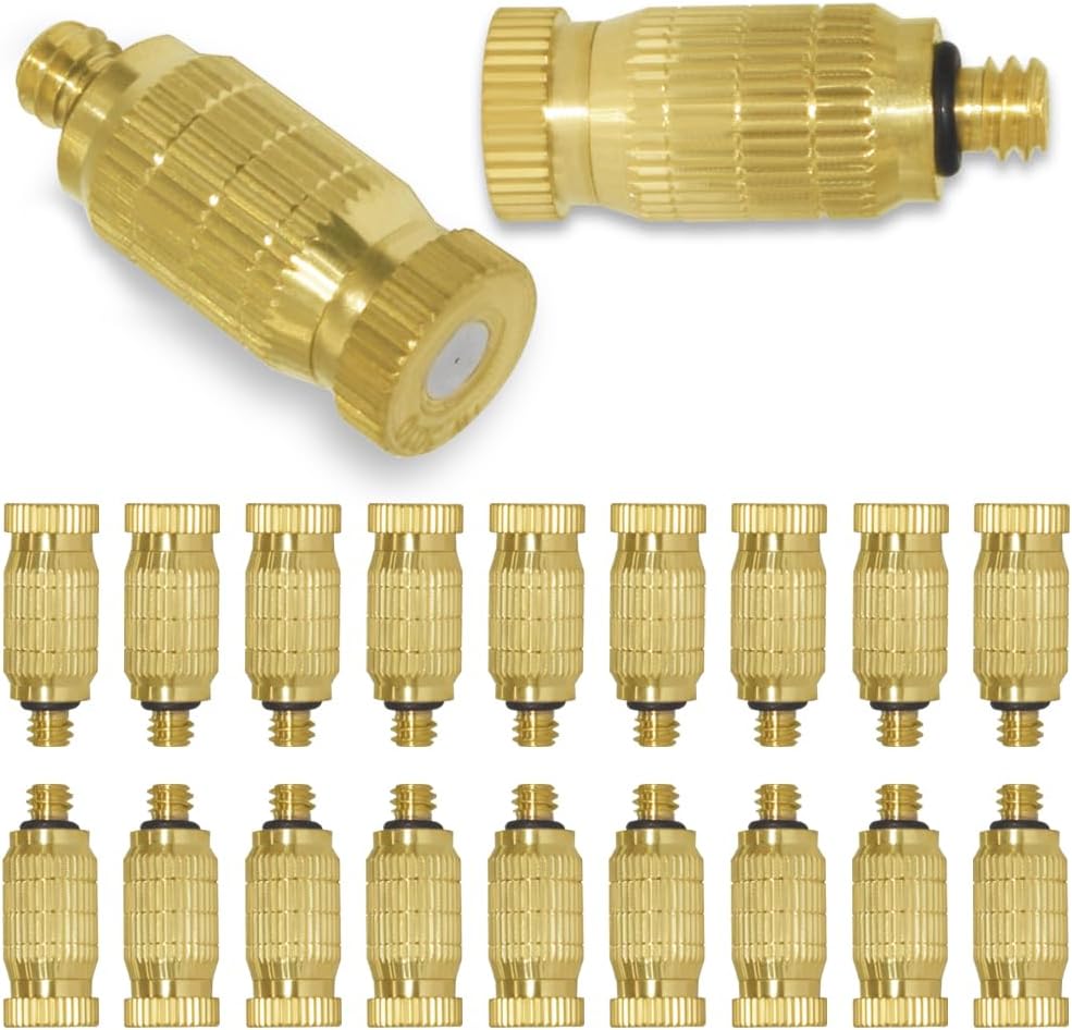 Amazon.com: Joywayus 10/24 UNC Thread Brass Misting Nozzles Atomizing ...