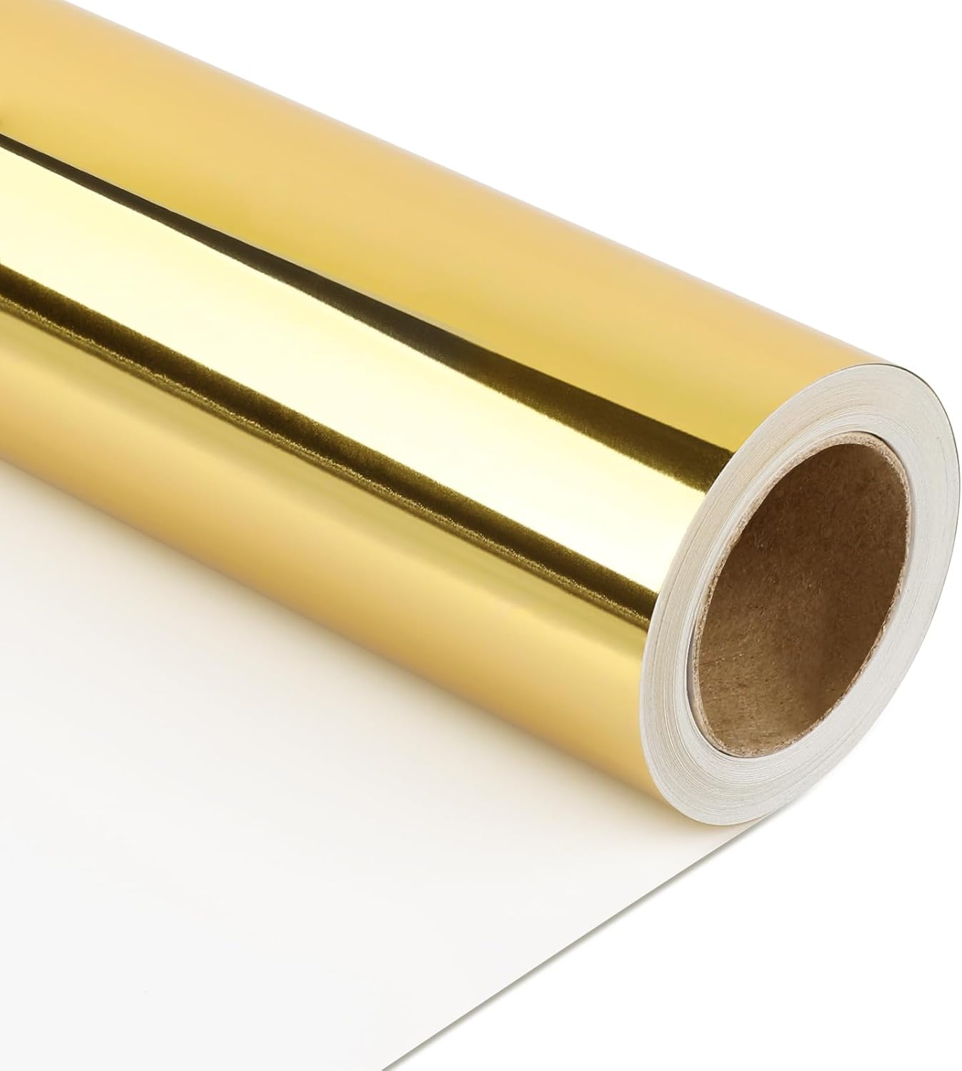 Amazon.com: NESCCI Golden Metallic Wrapping Paper, Solid Color Paper ...