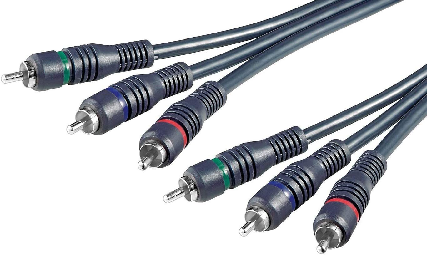 InLine 89601 Cinch Kabel, Audio/Video 3x Cinch, Stecker / Stecker, 1,5m ...