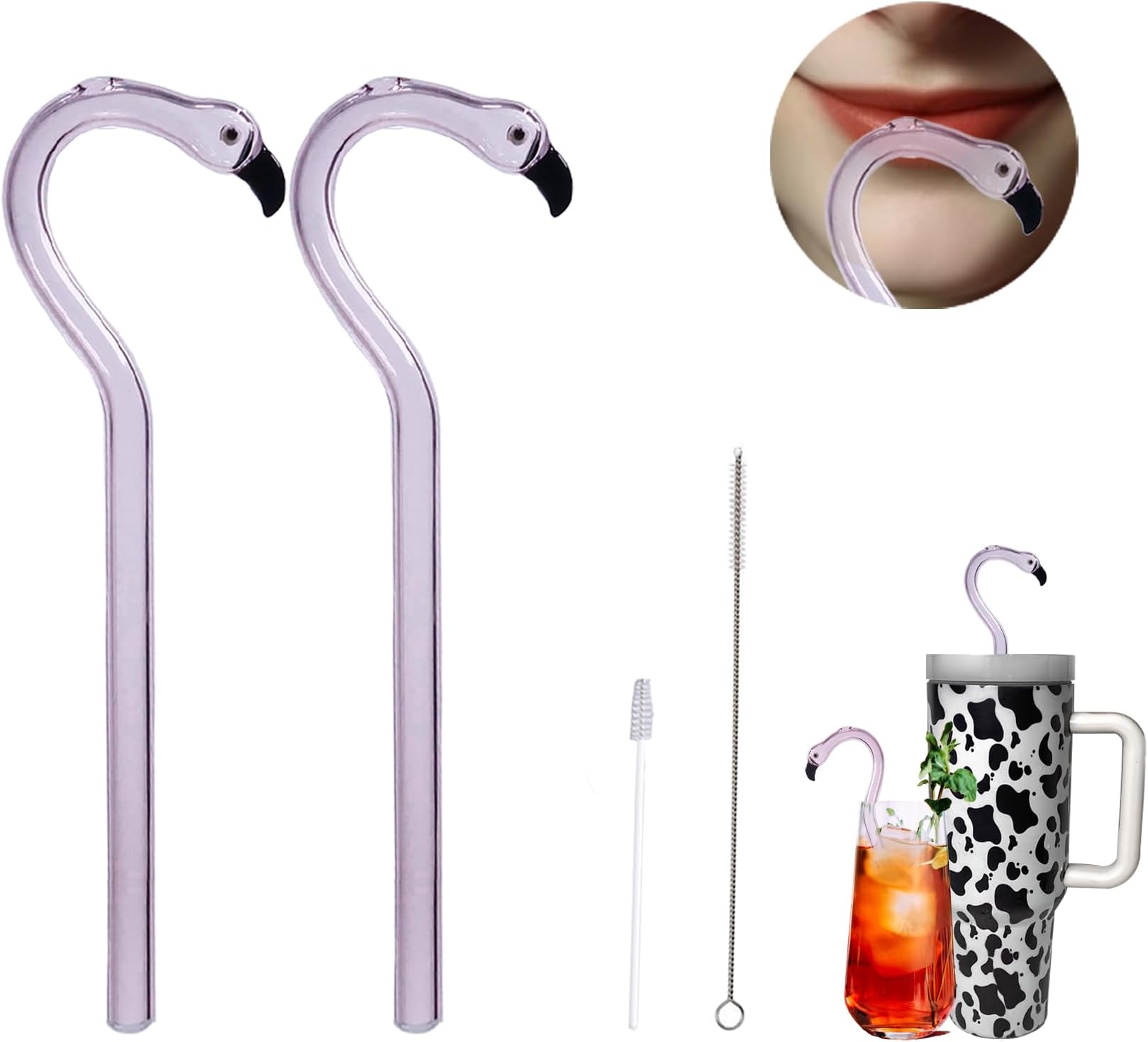Amazon.com: Lipzi - Anti Wrinkle Straw - Glass anti-wrinkle drinking ...