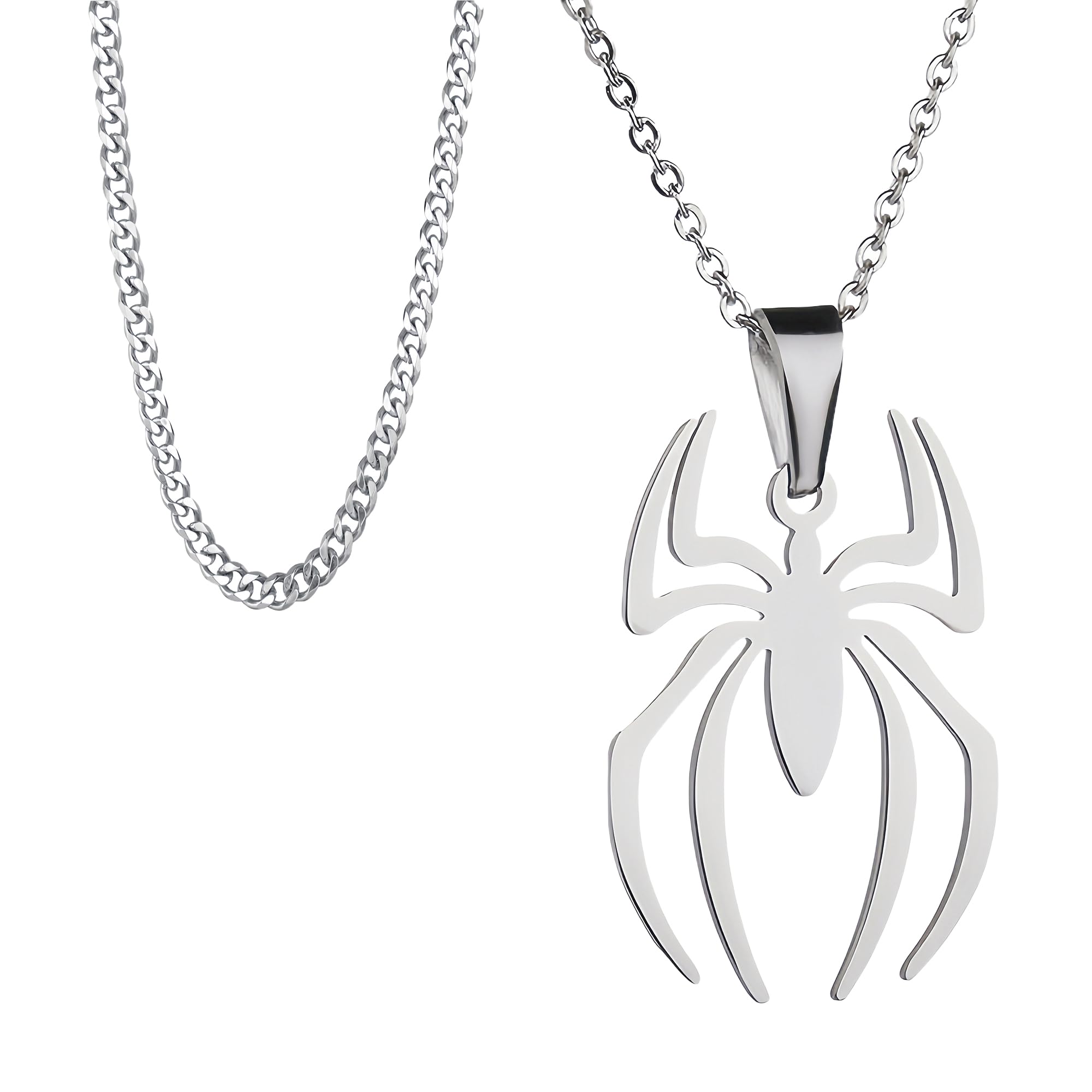 RZCXBS Adjustable Silver Spider Jewelry Chain for Women and Man ...