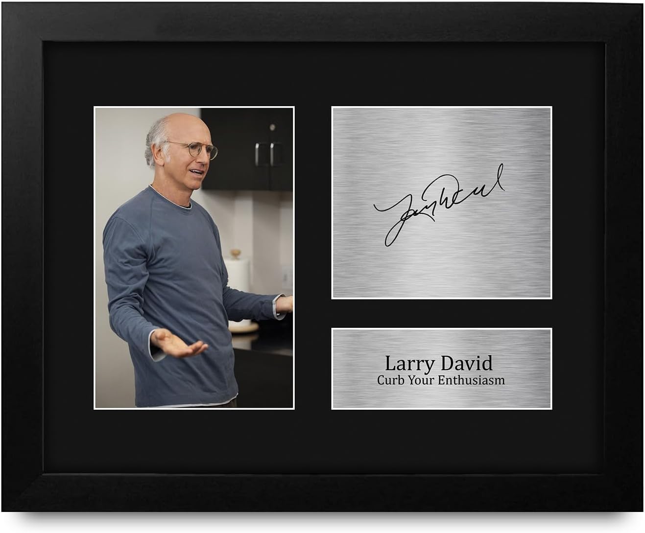 Amazon.com: HWC Trading Larry David Curb Your Enthusiasm Framed Gifts ...