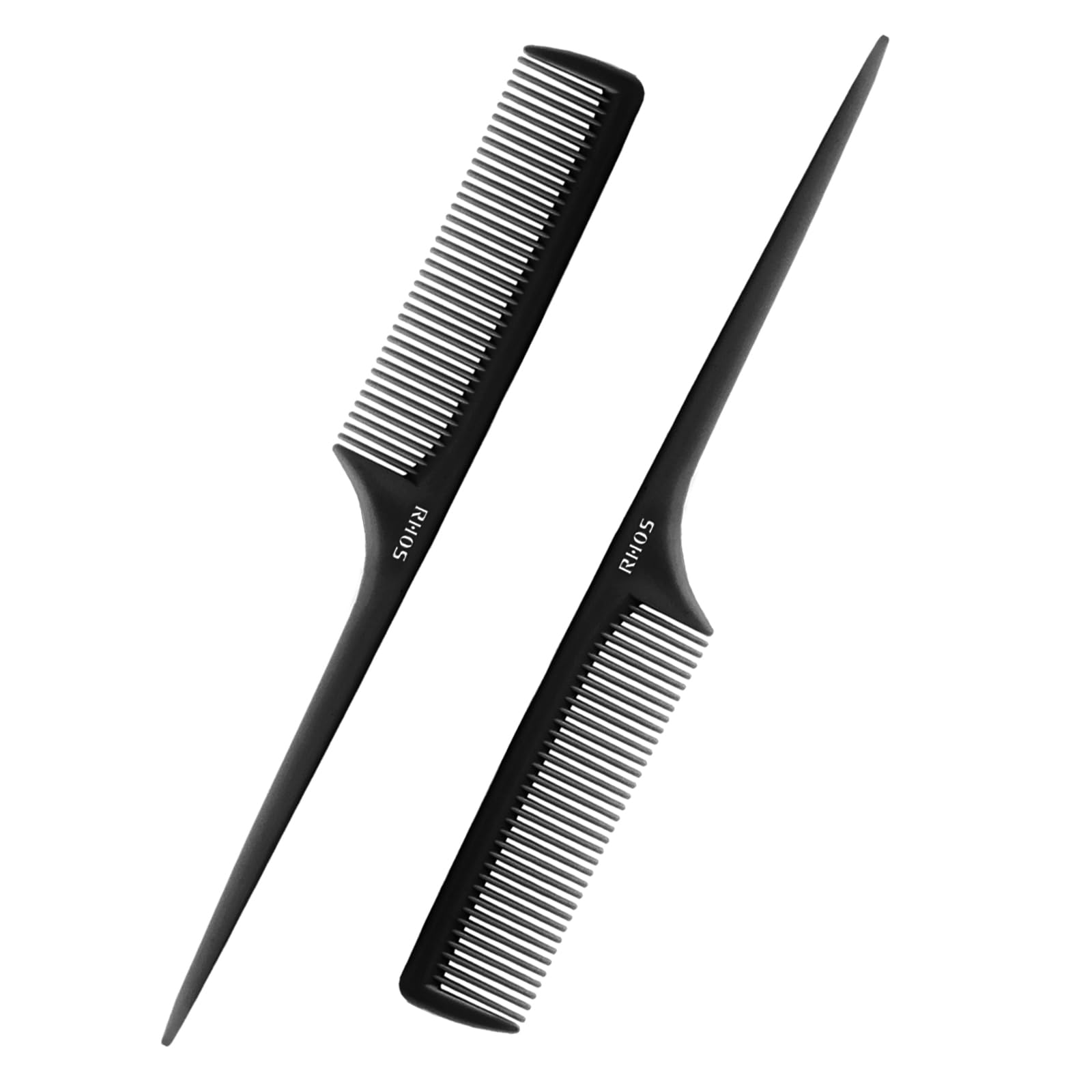 Amazon.com : RHOS Rat Tail Combs for Parting, Fine Tooth Teasing Comb ...