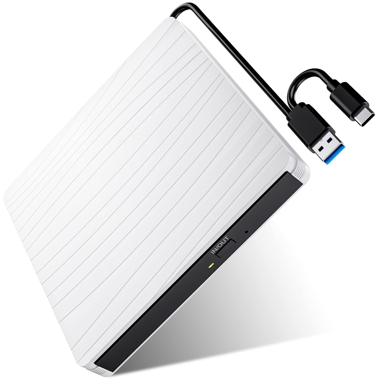 External DVD Drive, USB 3.0 Type C Port, CD/DVD Read/Write, External ...