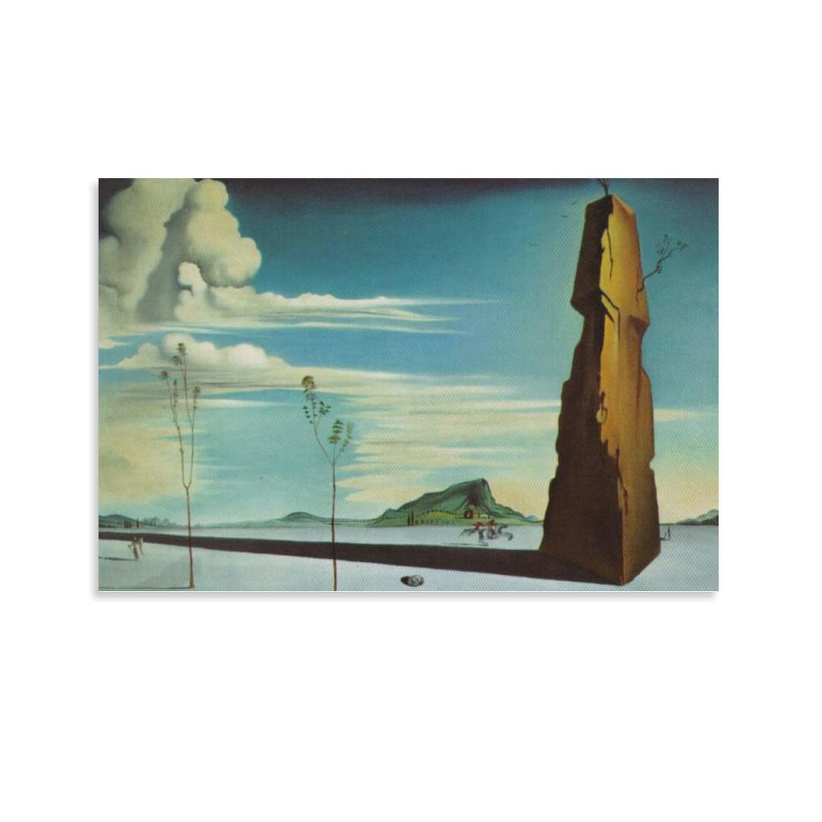 Untitled Landscape Salvador Dali Untitled (Composition With Skeleton