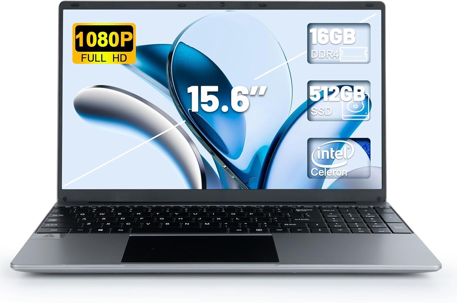 Amazon.com: ANMESC Laptop Computer, 15.6"" Laptop, 16GB RAM 512GB ROM ...