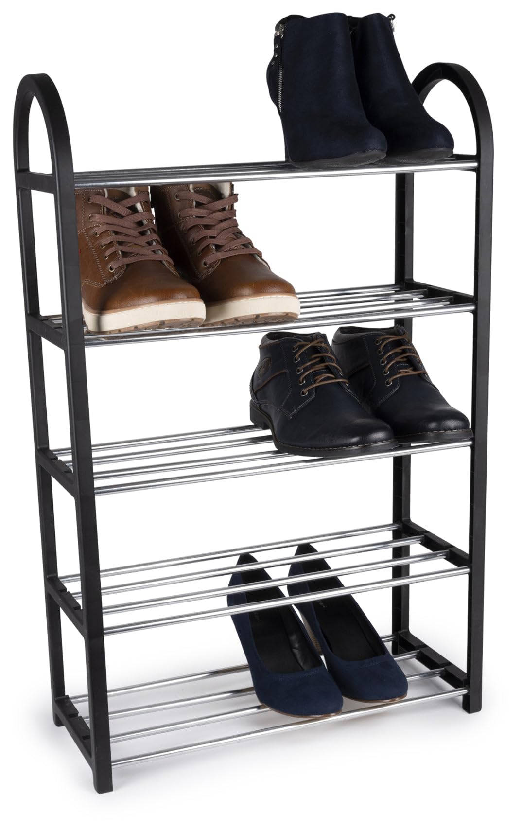 alpina Shoe Rack - 5-Layer Shoe Oraniser - Shoe Storage - 50 x 20 x 77 ...
