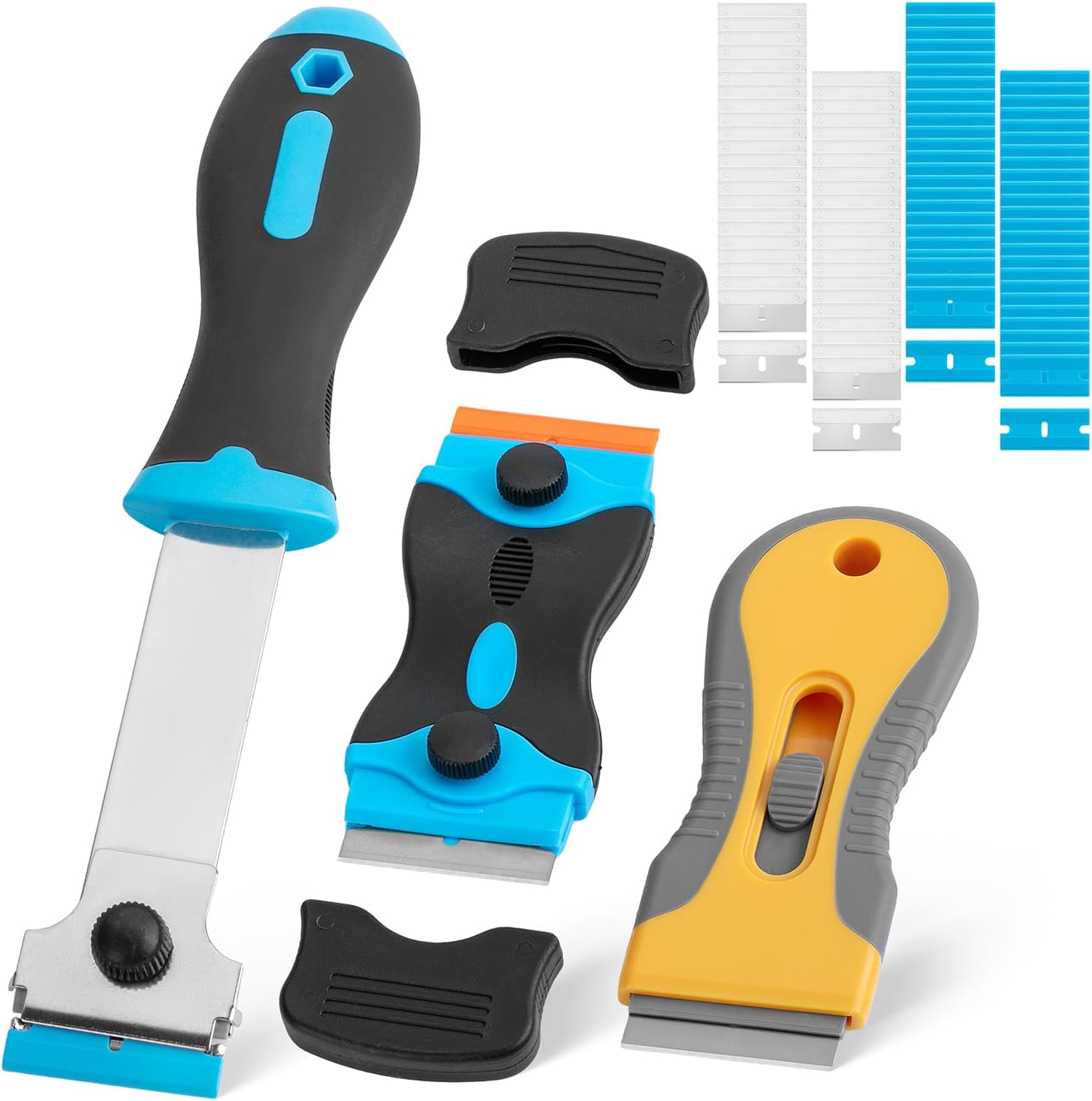 Amazon.com: Bates- Long Handle Razor Blade Scraper, Razor Scraper with ...