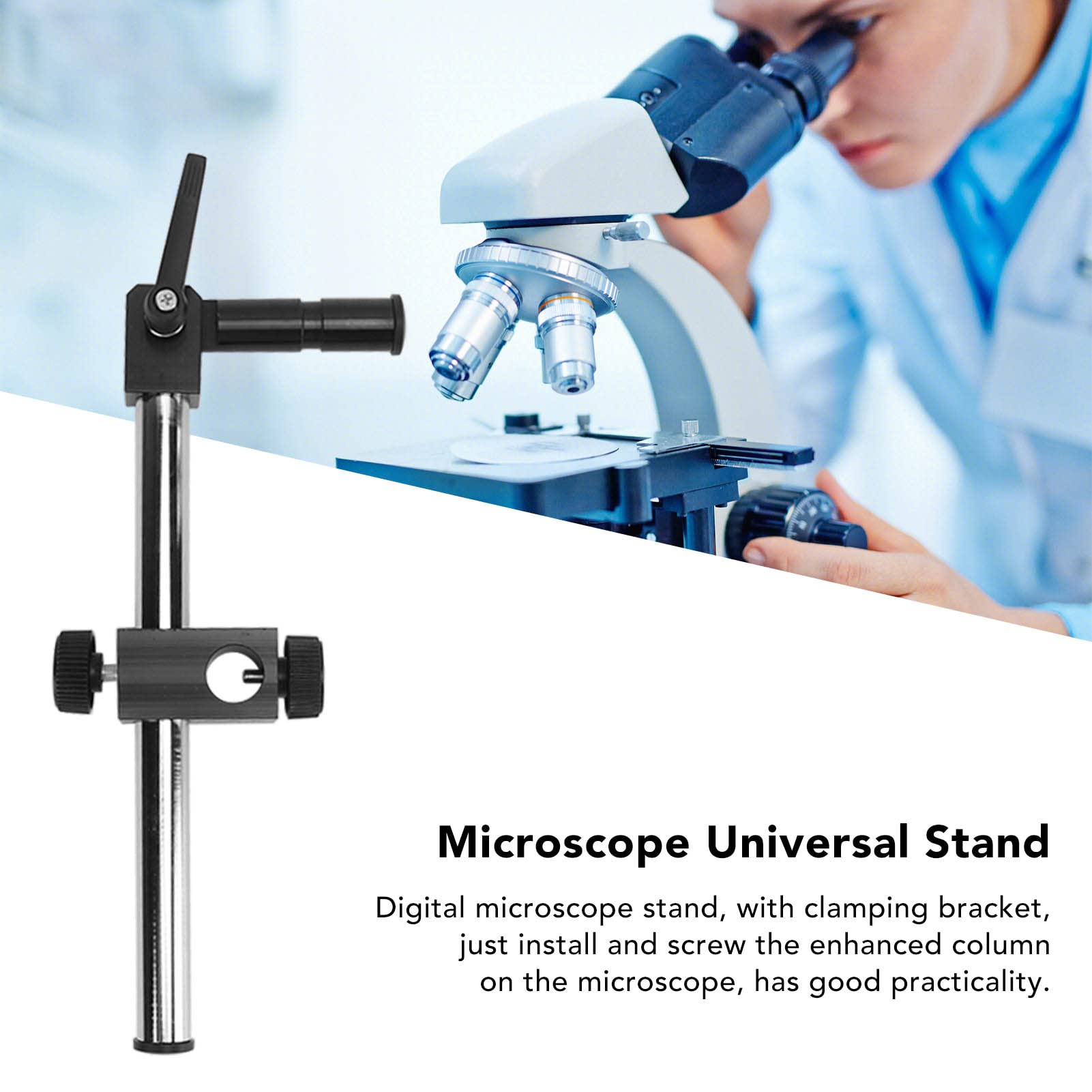 Digital Microscope Stand Bracket - Adjustable 360° Rotatable Arm With ...